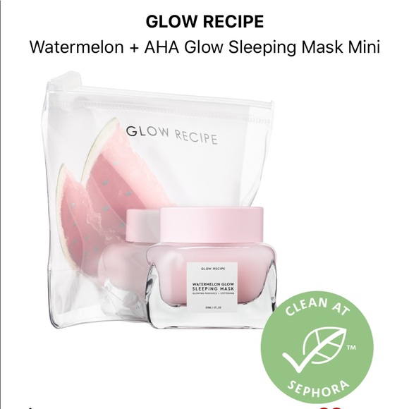 Glow Recipe | Makeup | Glow Recipe Watermelon Aha Glow Sleeping Mask ...
